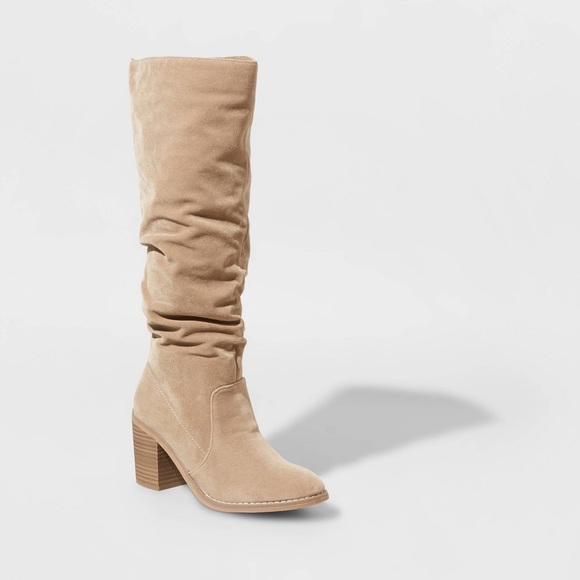 Universal Thread | Shoes | Womens Lainee Heeled Scrunch Boots Universal ...